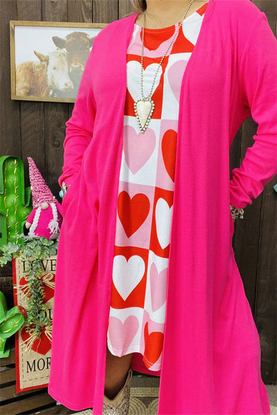 S/M Pink duster cardigan – Shop Southern Charm